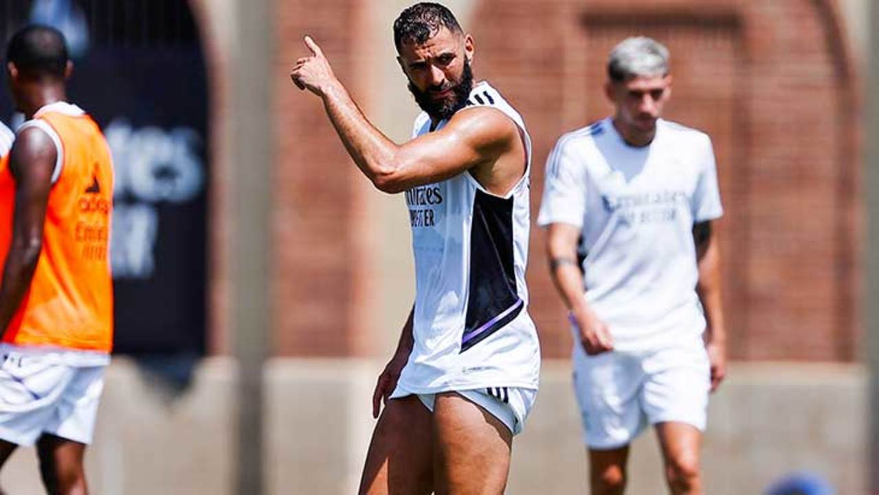 Real Madrid : Benzema de retour à l'entraînement collectif