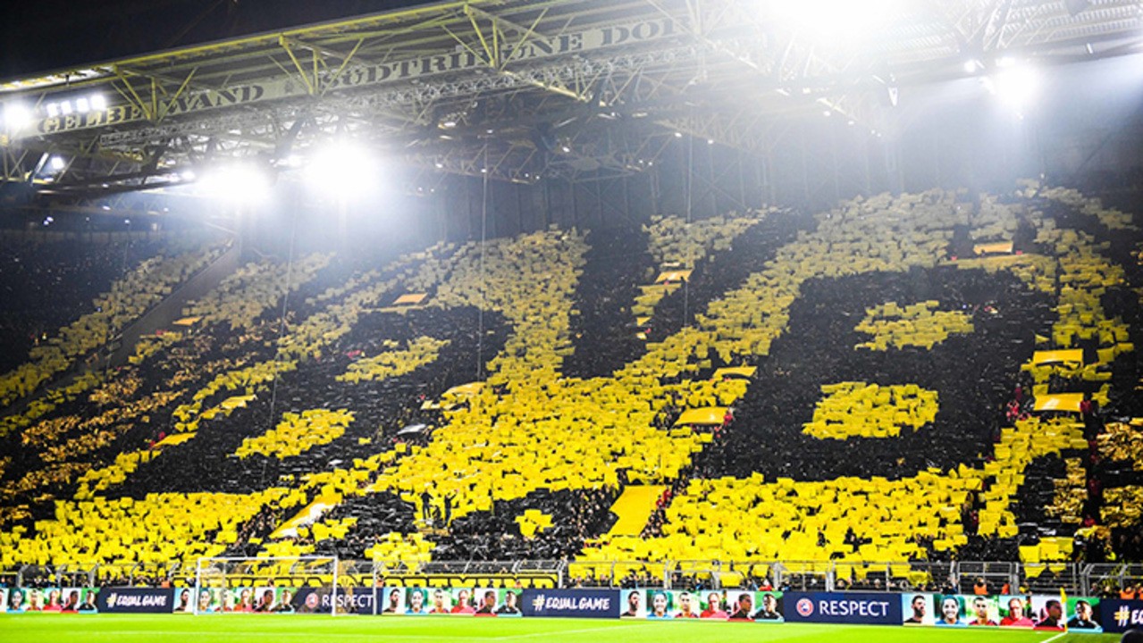 Les magnifiques tifos des supporters de Dortmund et de l'Atlético
